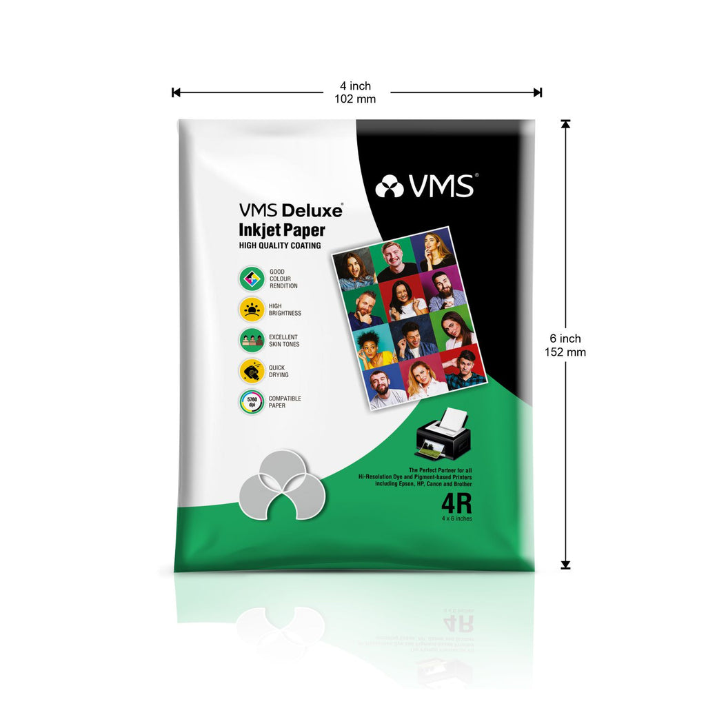 Save 32% on VMS Deluxe GSM 4R Glossy Photo Paper - Limited Time Offer! – VMS Cart