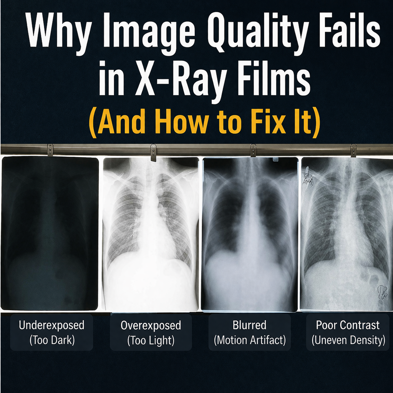 Why Image Quality Fails in X-Ray Films (And How to Fix It) – VMS Cart