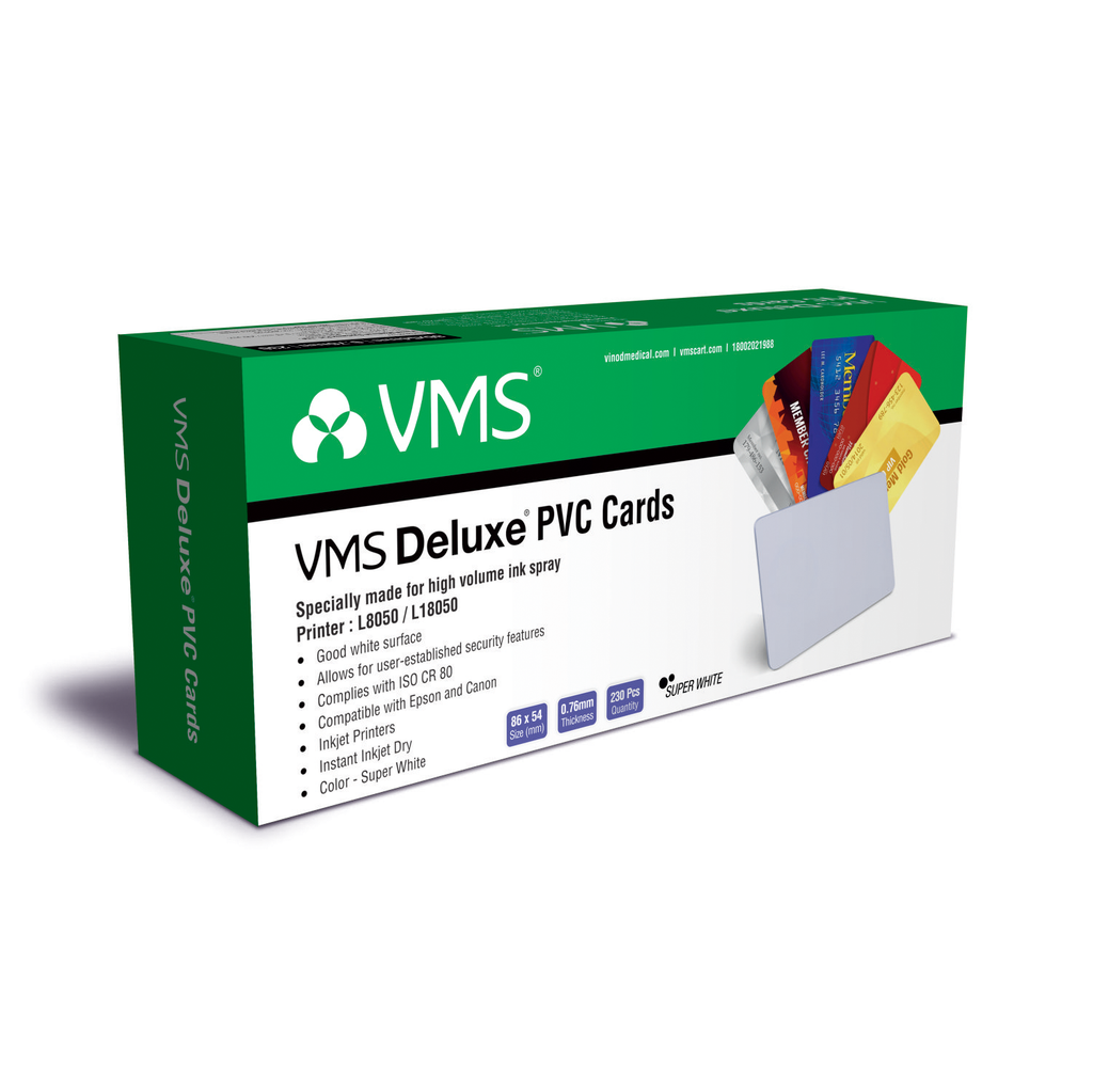 High-Quality PVC Cards for Every Need: VMS Deluxe PVC Cards - 230 Cards ...