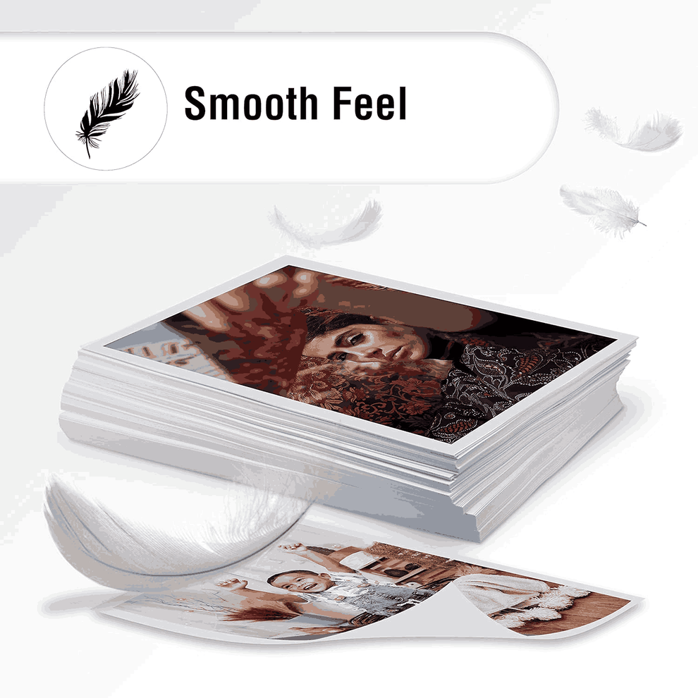 Buy VMS Deluxe 180 GSM 4R (4x6) Glossy Photo Paper - 2x100 Sheets ...