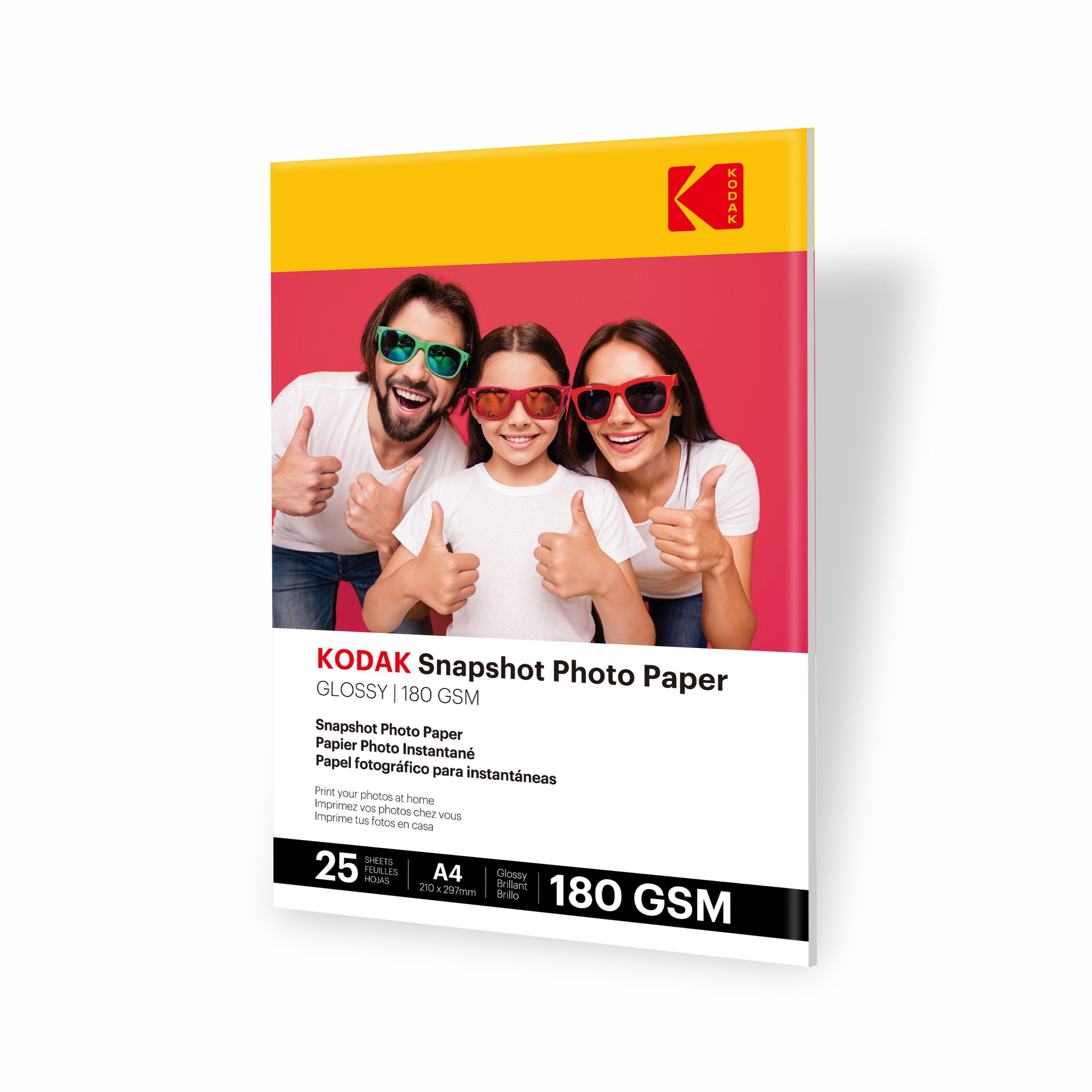 Kodak Snapshot 180 GSM A4 Gloss Photo Paper – 25 Sheets | Buy Online ...