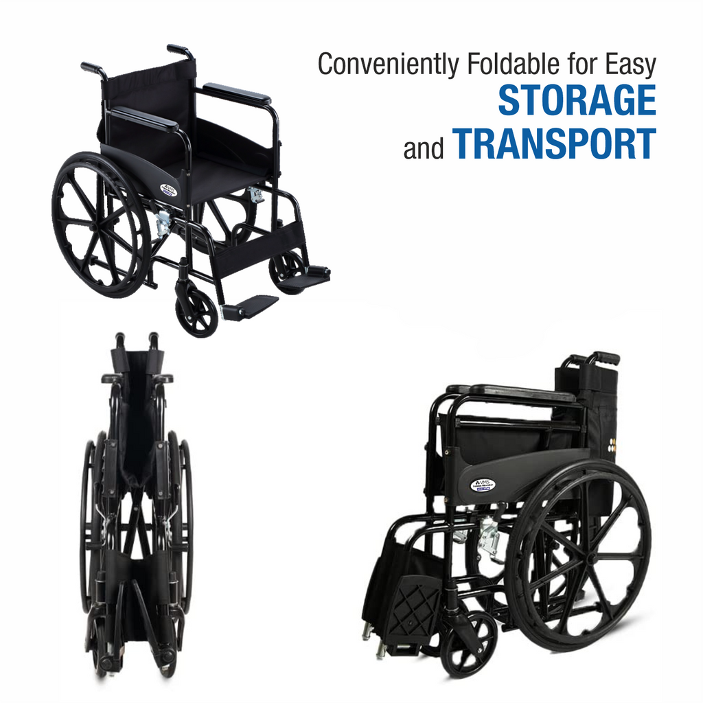 Buy VMS Careline Foldable Manual Wheelchair - Select Plus Online ...